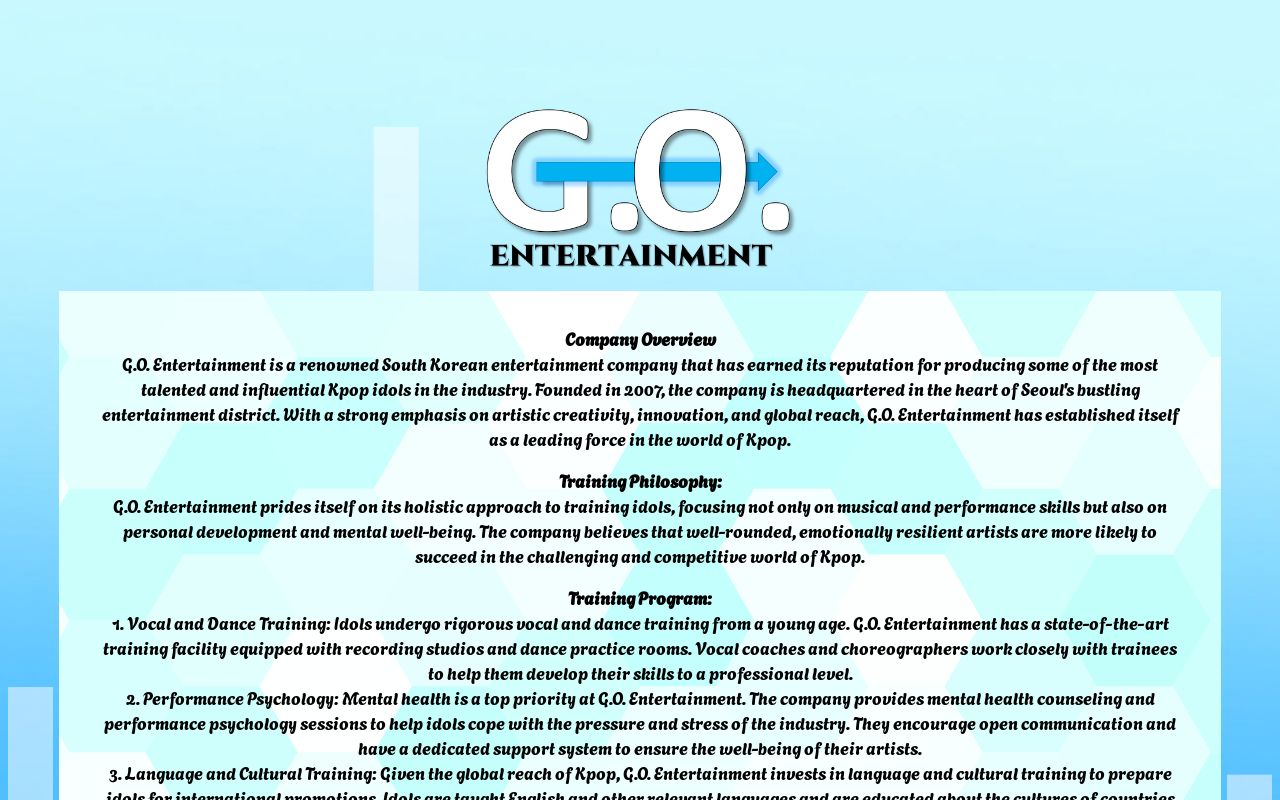 G.O. Entertainment